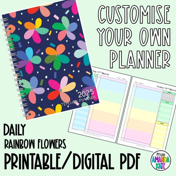 2026 DAILY PRINTABLE PLANNERS – Miss Amanda Kate