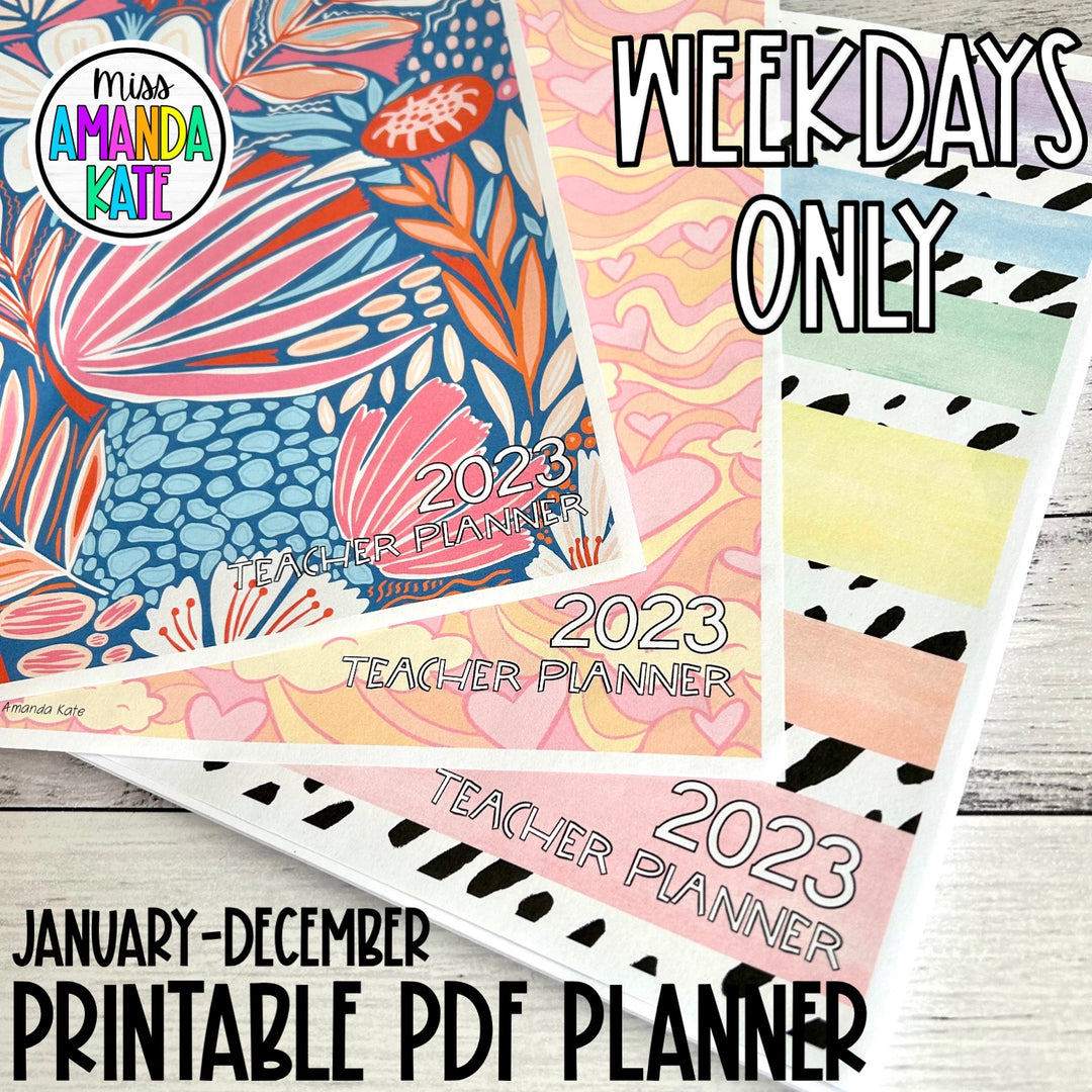 Printable Planners – Miss Amanda Kate